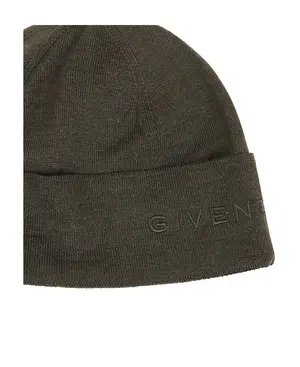 Givenchy Embroidered Logo Beanie - Black