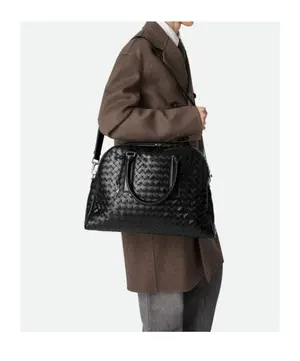 Bottega Veneta Getaway 24 Ore Woven Travel Bag