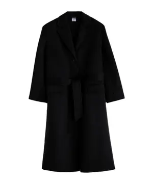 Aspesi Belted Long Sleeve Coat