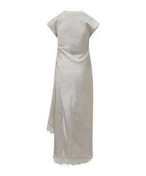 J.W.ANDERSON Asymmetric Crewneck Maxi Dress