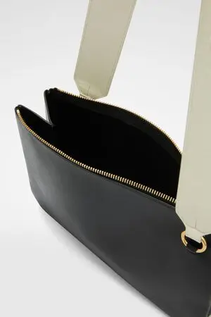 JIL SANDER Link Lg Crossbody Bag - Black