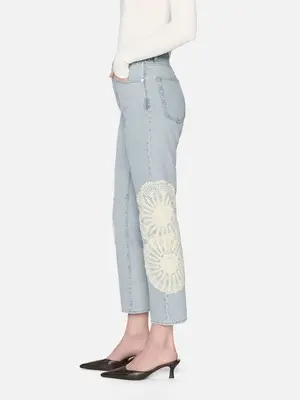 FRAME The Crochet Jeans