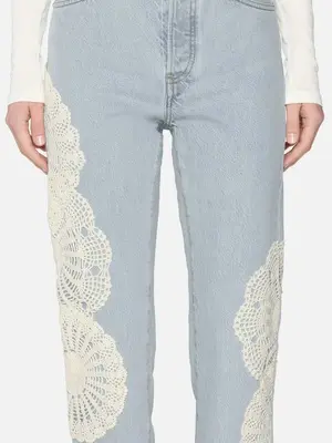 FRAME The Crochet Jeans