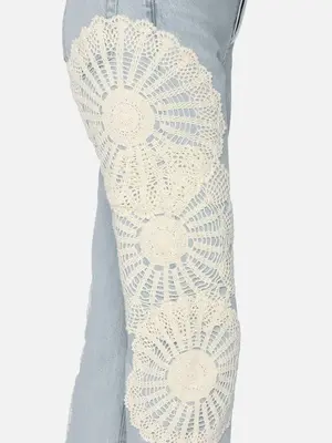 FRAME The Crochet Jeans