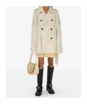 Burberry Double Breasted Belted Blazer