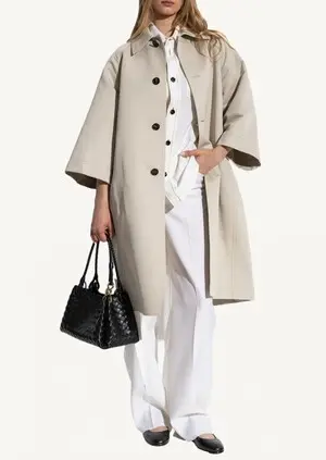 Bottega Veneta Loose Fit Coat - No