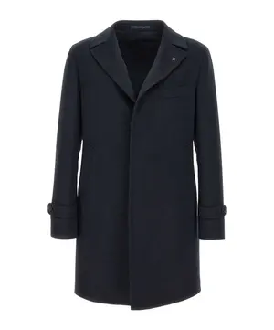 Tagliatore Thomas Single-breasted Coat - Black