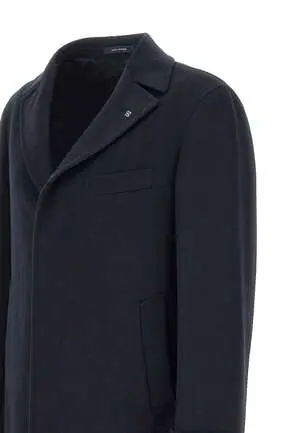 Tagliatore Thomas Single-breasted Coat - Black