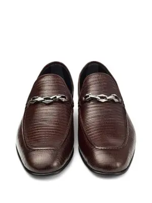 JIMMY CHOO Martí Loafers With Chain Detailing
