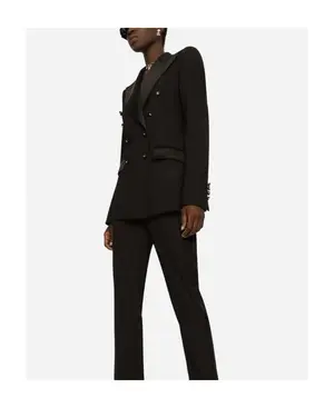 Dolce & Gabbana Dg Button Satin Tuxedo Jacket