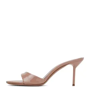 Paris Texas Lidia Stiletto Heel Mules - Nude