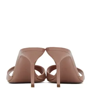 Paris Texas Lidia Stiletto Heel Mules - Nude