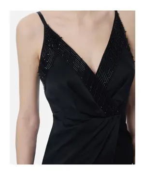 Elisabetta Franchi Beaded Sleeveless Dress