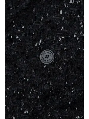Balenciaga Tweed Button-up Jacket