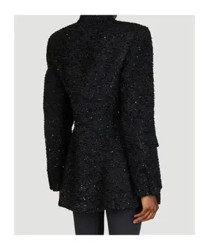 Balenciaga Tweed Button-up Jacket