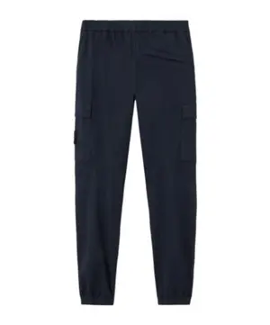 Stone Island Cargo Trousers With Compass Patch - Blue