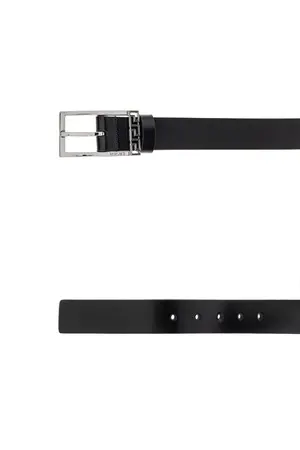 Versace Greca Buckle Fastened Leather Belt