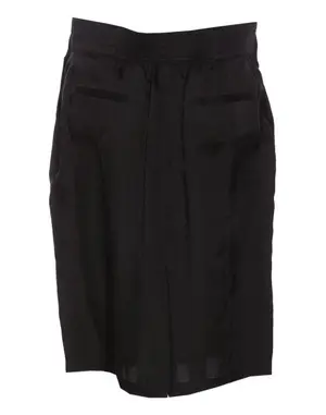Saint Laurent Button Detailed Pencil Skirt