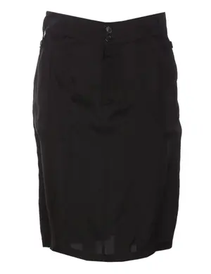 Saint Laurent Button Detailed Pencil Skirt