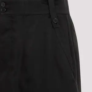 Saint Laurent Button Detailed Pencil Skirt