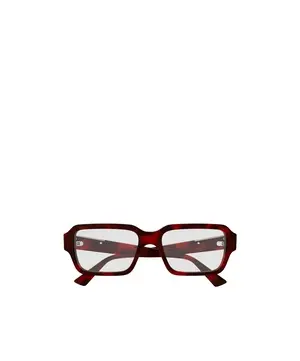Gucci Square Frame Glasses - Brown