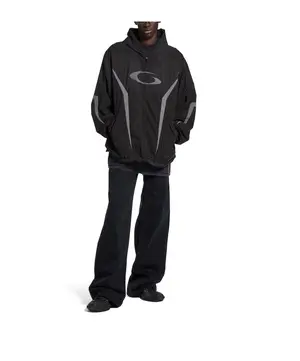 Balenciaga Hooded Zip-up Track Jacket