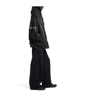 Balenciaga Hooded Zip-up Track Jacket