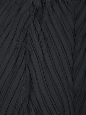 Issey Miyake Pleated Elastic Waist Casual Pants