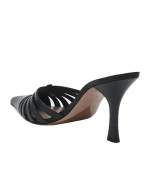 Paris Texas Pointed High-heeled Sandals - Black