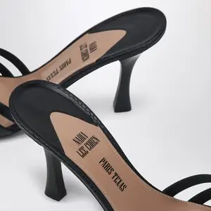 Paris Texas Pointed High-heeled Sandals - Black