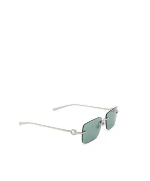 Gucci Rectangular Frame Sunglasses - Silver