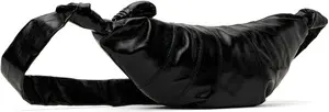 LEMAIRE Croissant Zip-up Medium Crossbody Bag - Black