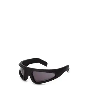 Rick Owens Ryder Wrap Around Frame Sunglasses - Black