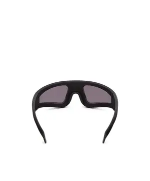 Rick Owens Ryder Wrap Around Frame Sunglasses - Black