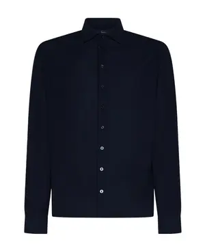 Herno Buttoned Long Sleeved Shirt - Black