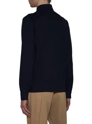 Herno Buttoned Long Sleeved Shirt - Black
