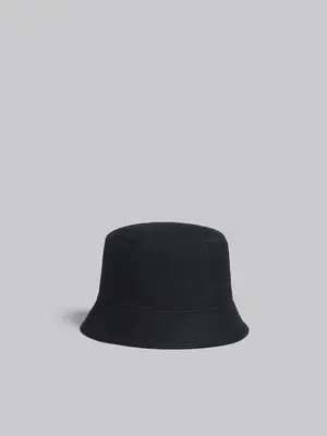 Marni Embroidered Logo Bucket Hat - Black