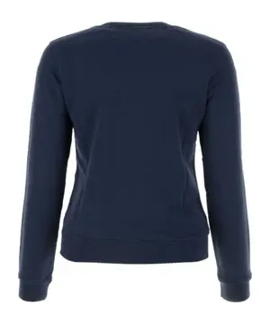 Maison Kitsuné Crewneck Sweatshirt With Fox Head Patch - Blue