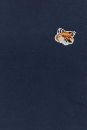 Maison Kitsuné Crewneck Sweatshirt With Fox Head Patch - Blue