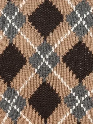 Prada Argyle Crewneck Jumper