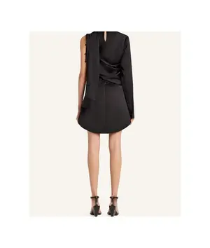 COURREGES Satin Mini Skirt