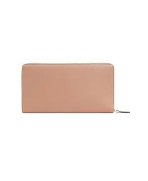 Bally Zip Wallet - Nude