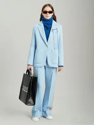 Palm Angels Striped Tailored Blazer