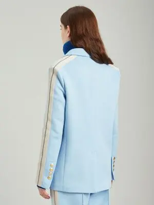 Palm Angels Striped Tailored Blazer