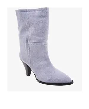 Isabel Marant Étoile 90mm Pointed Suede Ankle Boots