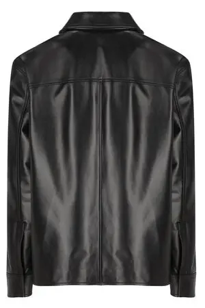 Loewe Logo Patch Overshirt Jacket - Black