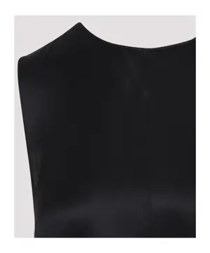 TOM FORD Sleeveless Satin Top With Keyhole Buckle