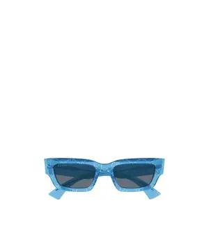 Gucci Rectangular Frame Sunglasses - Blue