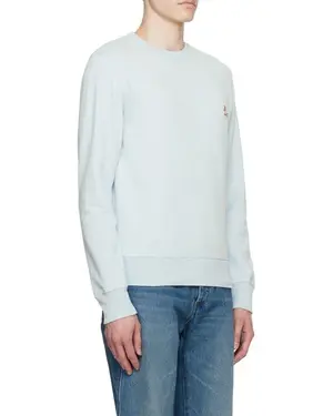Maison Kitsuné Fox Patch Crewneck Sweatshirt