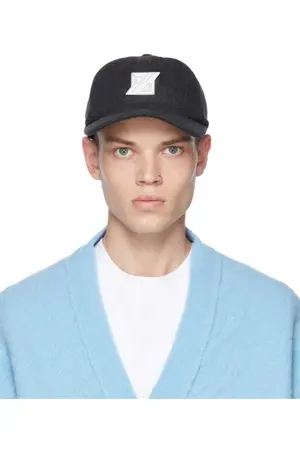 We11Done Logo-patch Wool Cap